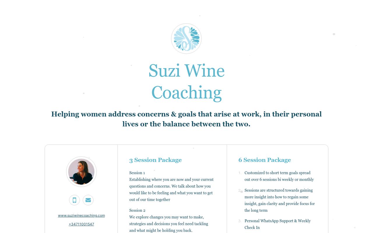 Suzi Wine Coaching Clarity